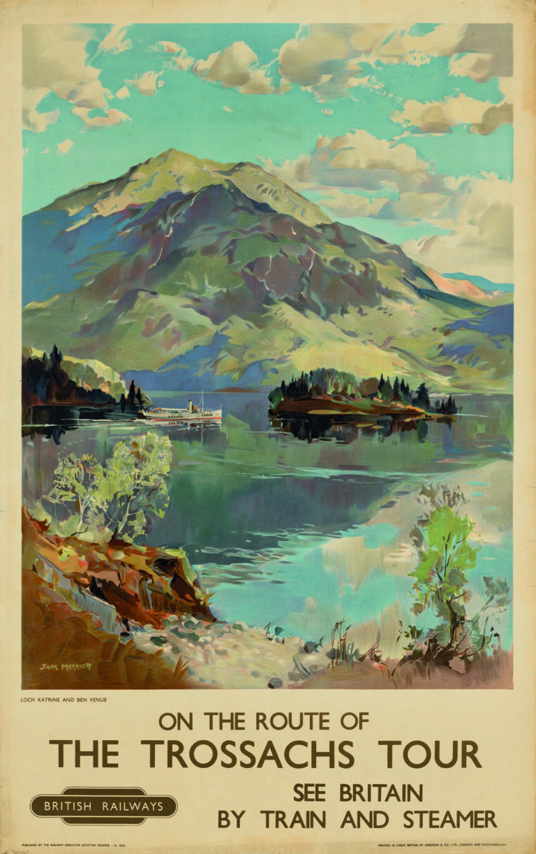Vintage railway posters of Fife coast included in online auction