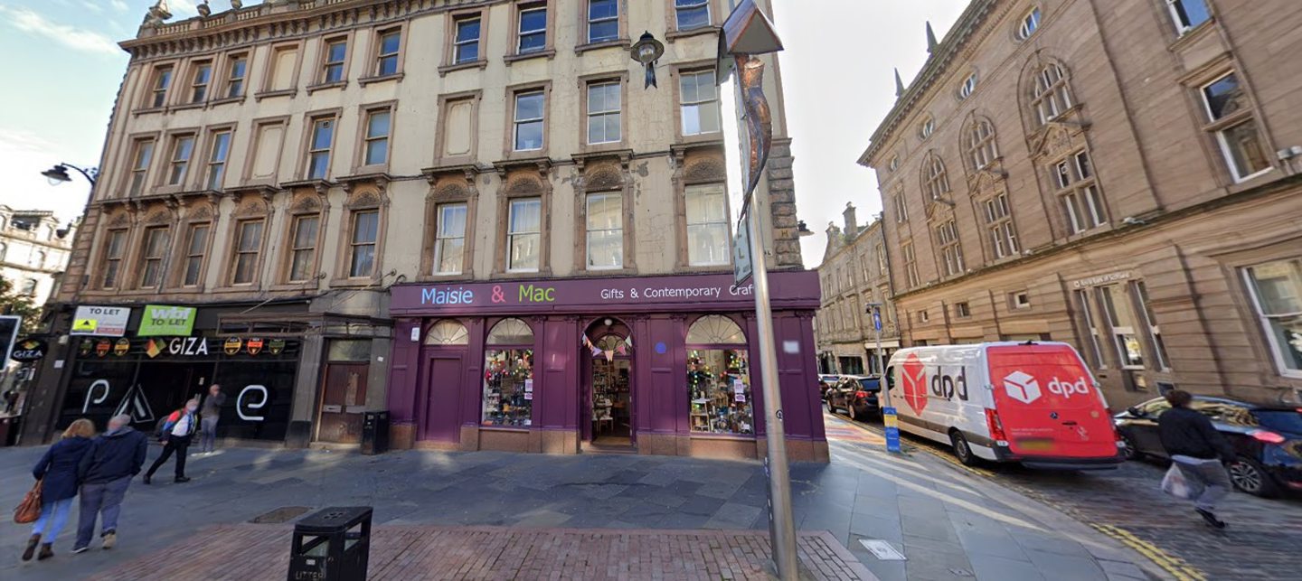 Dundee Castle Street scaffolding still up one year later