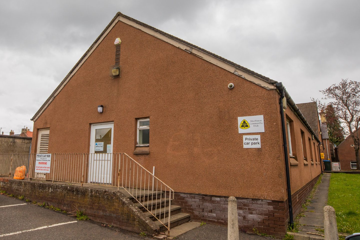New Coupar Angus community hub daubed with swastika