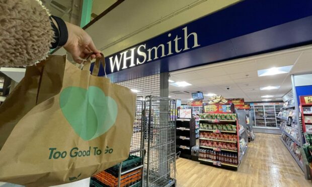 What I got in my WHSmith Too Good To Go bag inside Ninewells