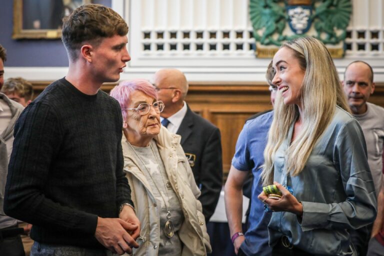 Dundee celebrations for Eilish McColgan and Sam Hickey