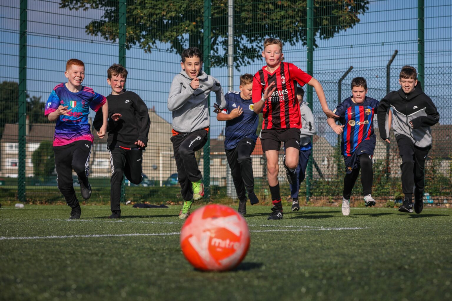 At Grove Academy football is being used help improve learning