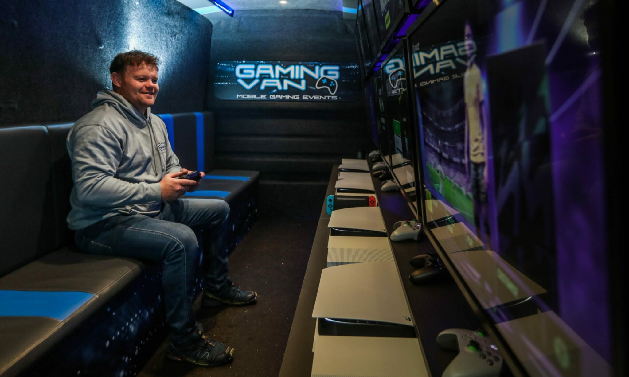 Inside Scotland's first gaming van created by Broughty Ferry dad