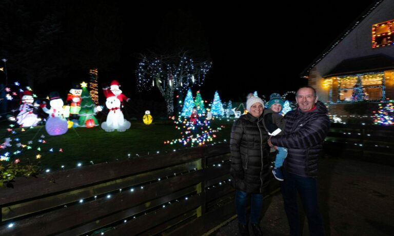 Is this Christmas light display in Brechin the best in Tayside?
