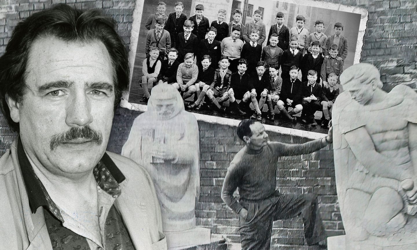 What became of statues from Dundee star Brian Cox's old school?