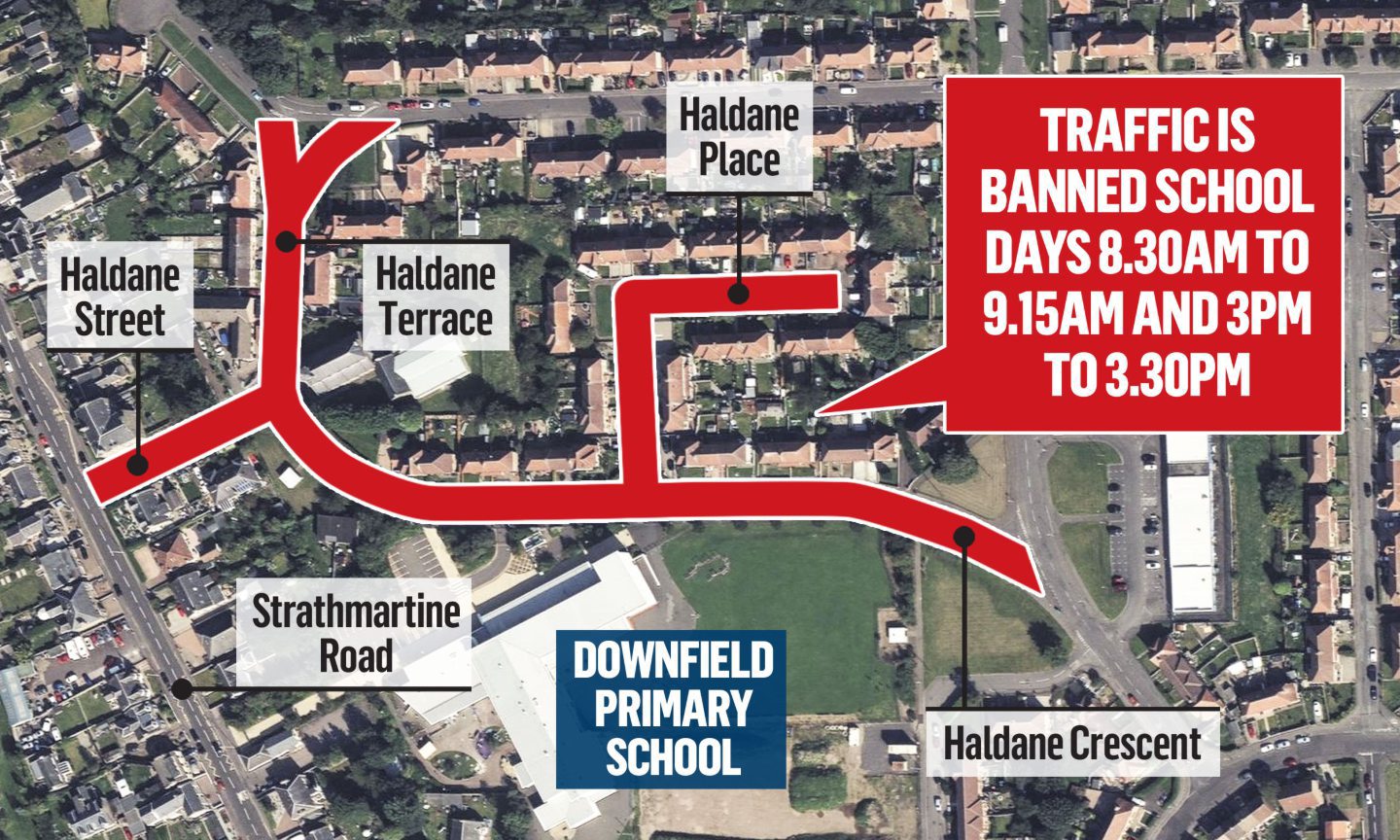How will traffic ban at Dundee's Downfield Primary impact you?