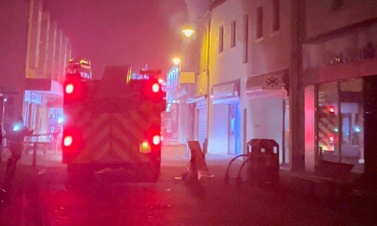 Fire at former jewellery store on Leven High Street