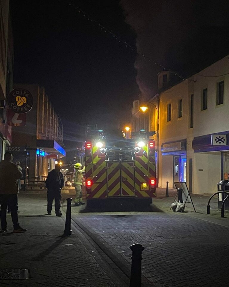 Fire at former jewellery store on Leven High Street
