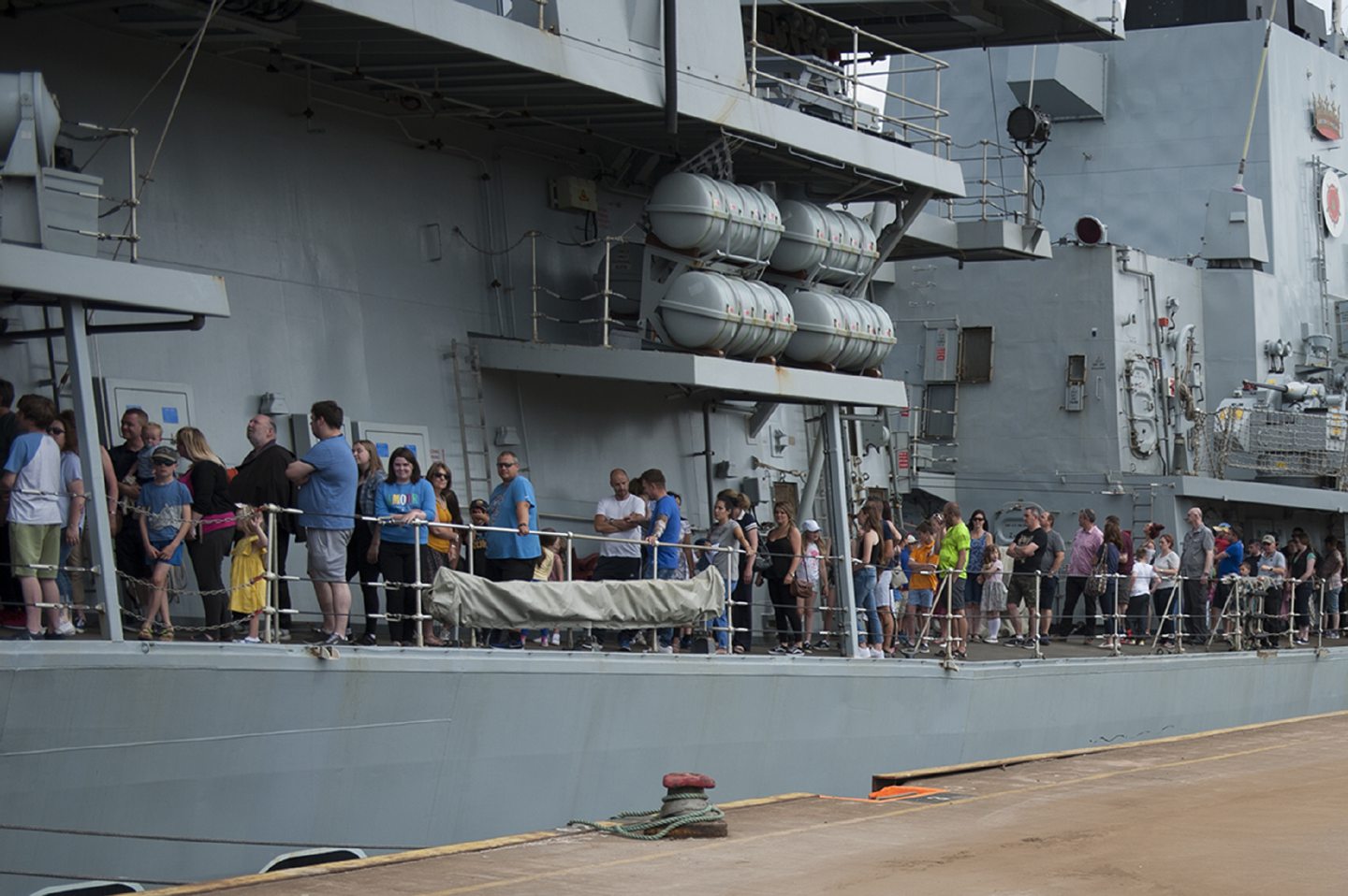 How and when to see HMS Montrose during final visit to town