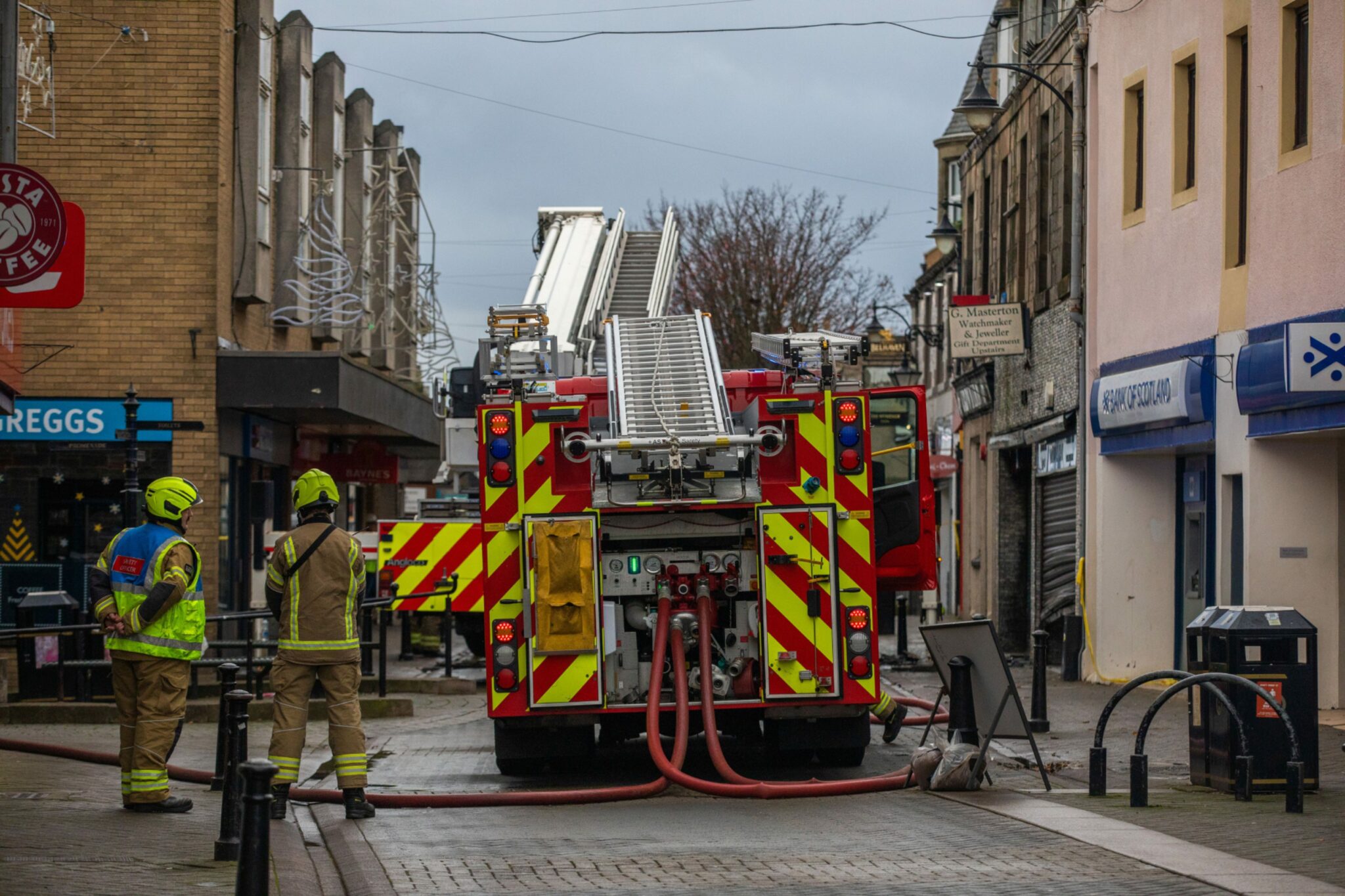 Fire at former jewellery store on Leven High Street
