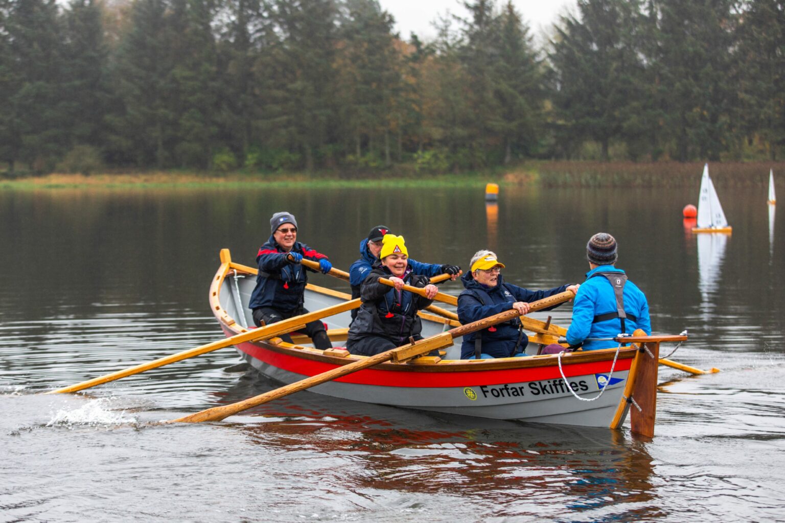 Forfar skiff launch in honour of popular local man Greg