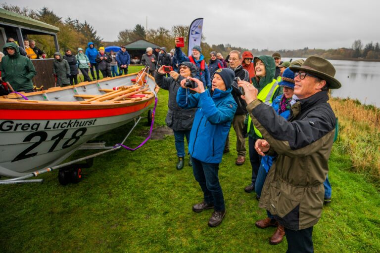 Forfar skiff launch in honour of popular local man Greg