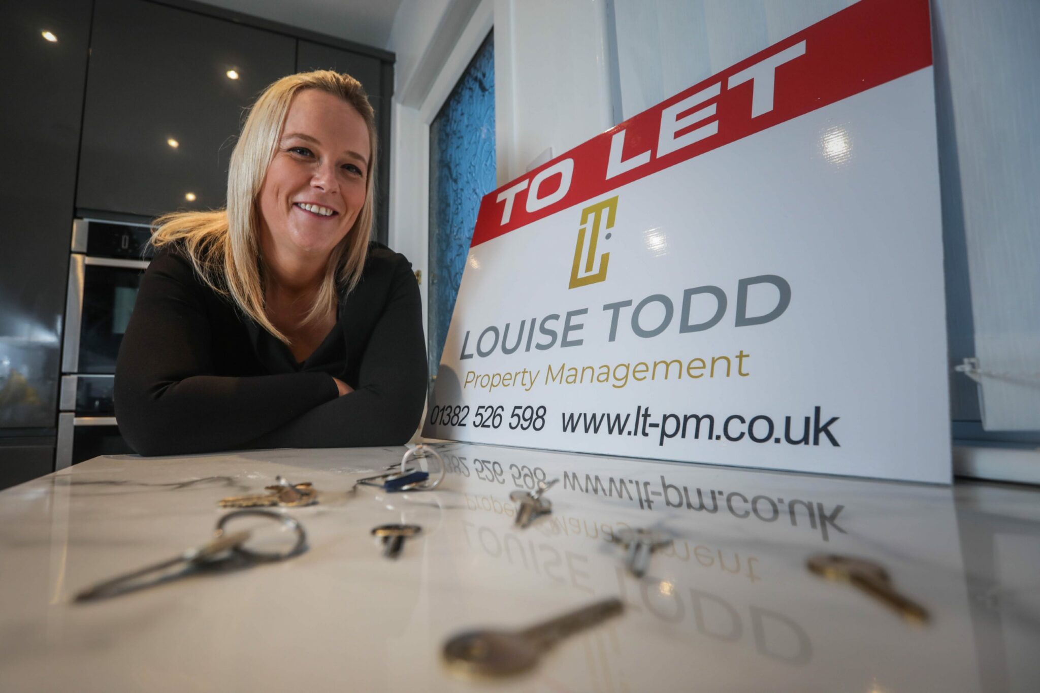 Dundee lettings agent Louise Todd finds key to success