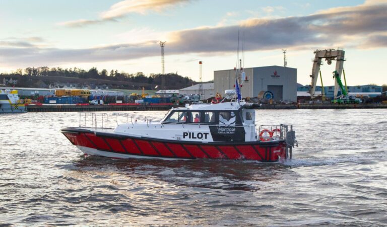 Best pictures as new pilot boat make spectacular Montrose arrival