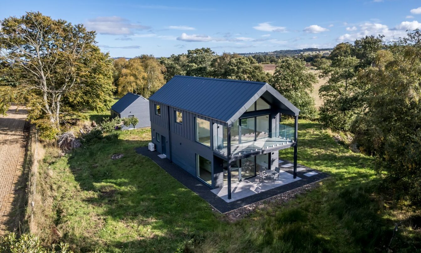 Inside Black Fox Barn: stunning newbuild woodland home in Angus