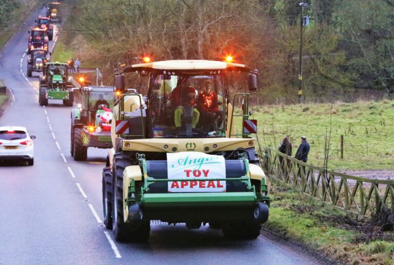 Forfar JAC Christmas convoy is brightly-coloured festive treat