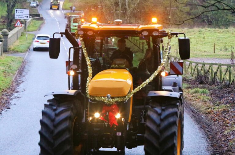 Forfar JAC Christmas convoy is brightly-coloured festive treat