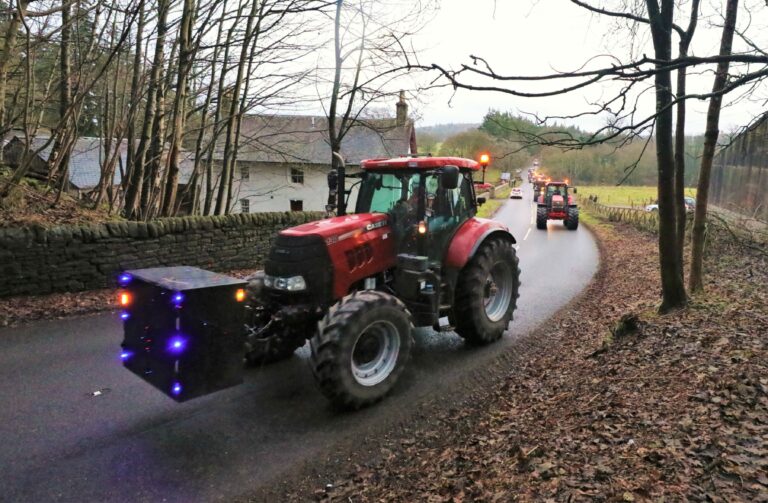 Forfar JAC Christmas convoy is brightly-coloured festive treat