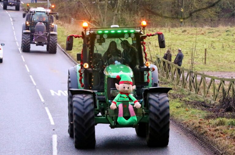 Forfar JAC Christmas convoy is brightly-coloured festive treat