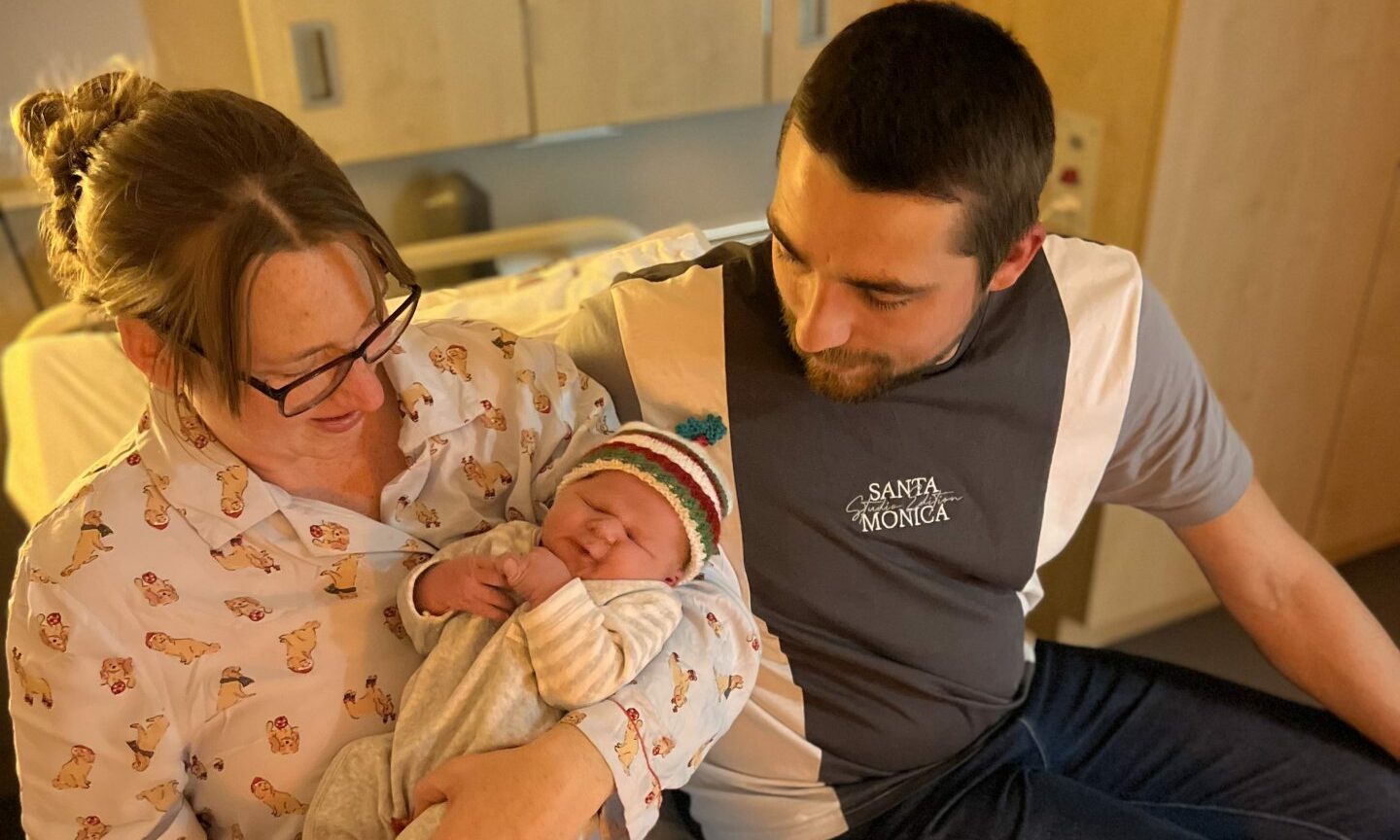 Tayside and Fife's first Christmas baby born in Kirkcaldy