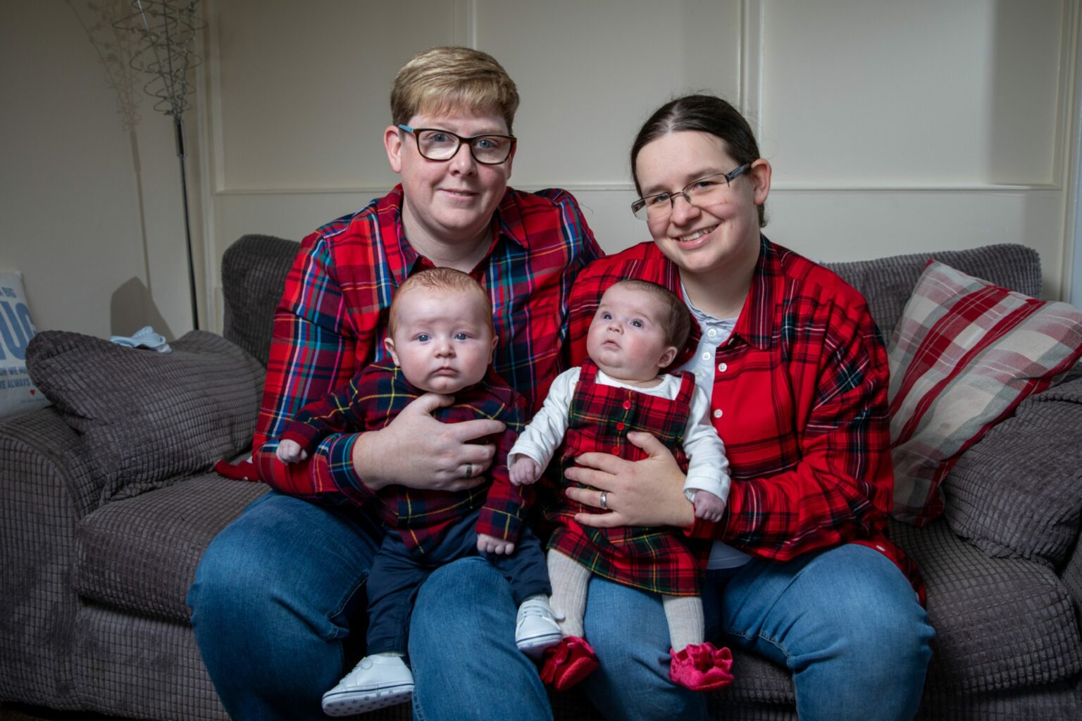 How twins Charlie and Lexi were born by donor to Leuchars mums