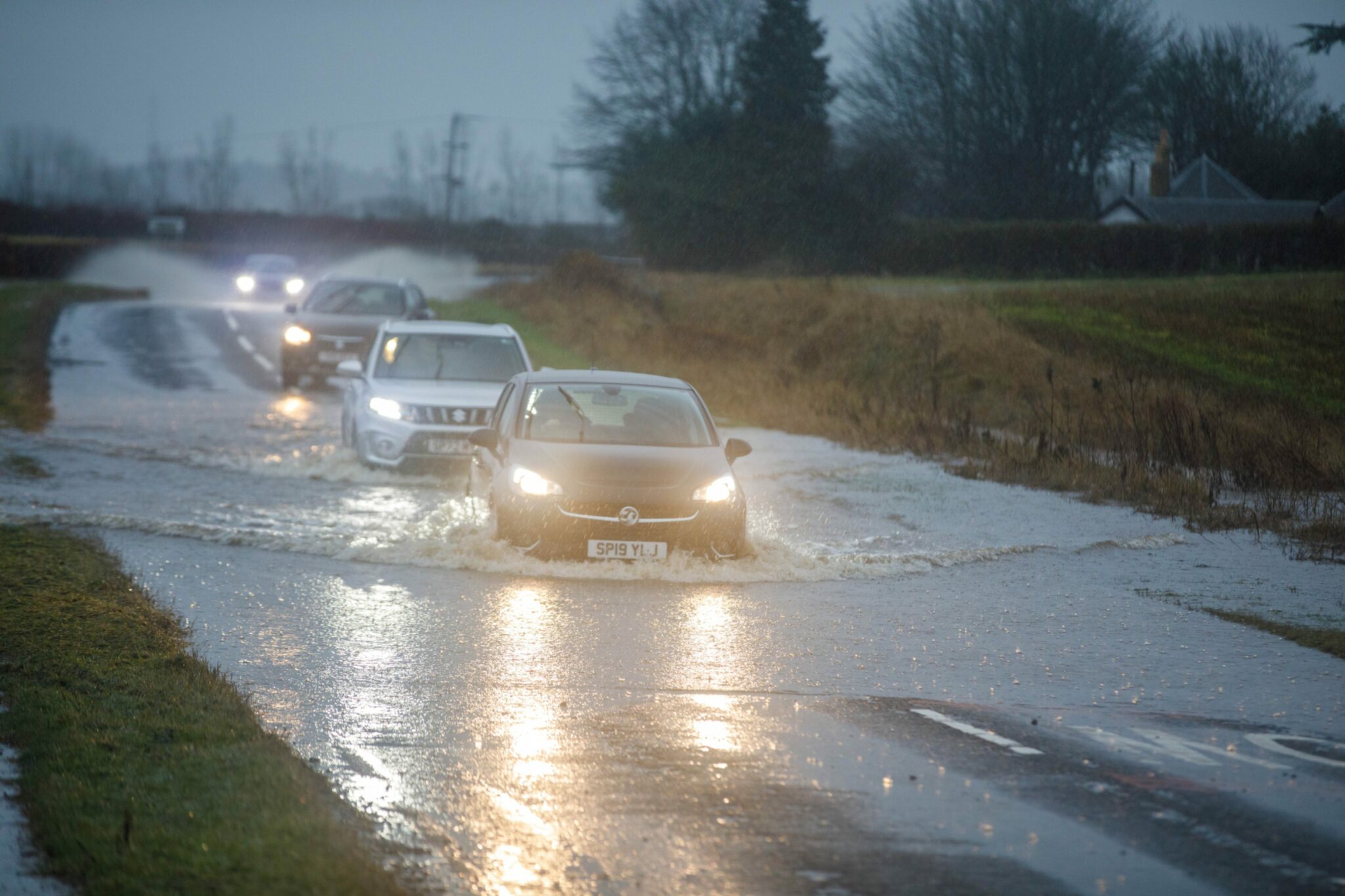 Flash floods cause chaos in Tayside and Fife