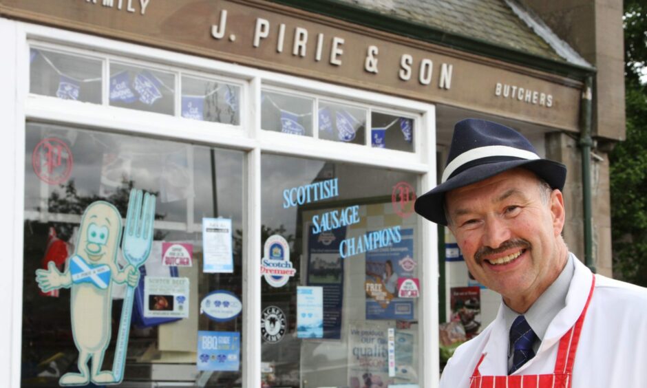 Champion butcher Alan Pirie hangs up his apron after 57 years