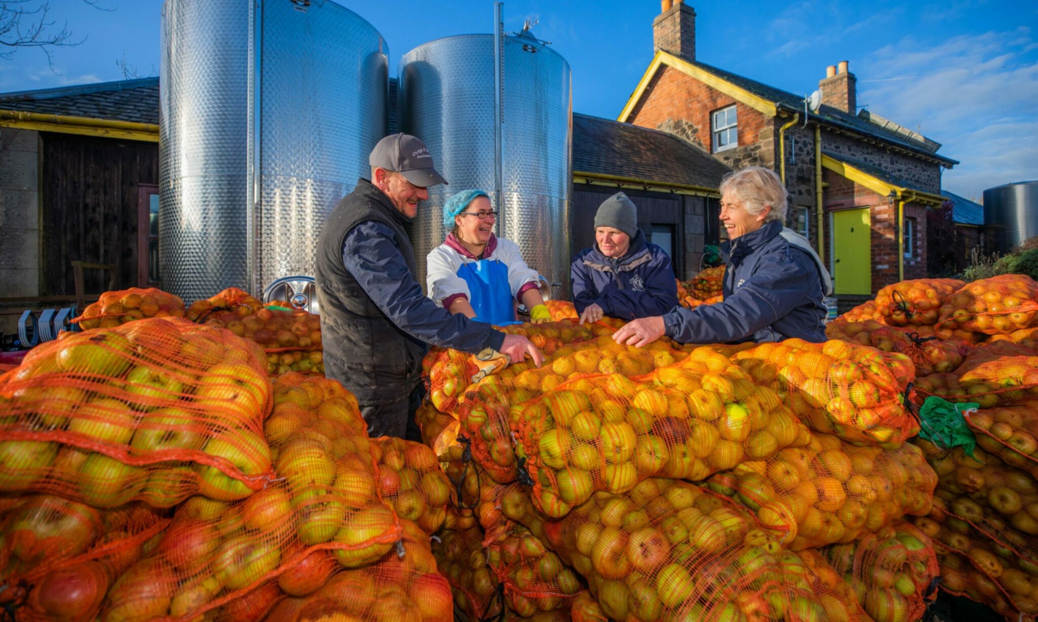 Perthshire winery celebrates bumper fruit crop saving the season
