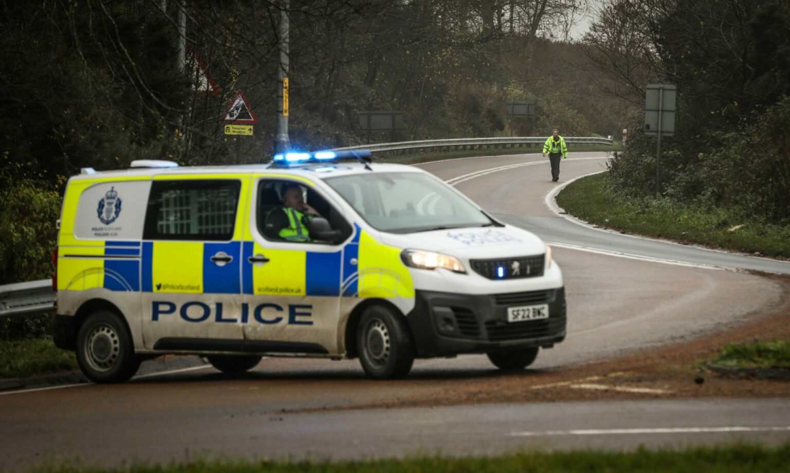 Two people taken to hospital after crash near Forgan Roundabout