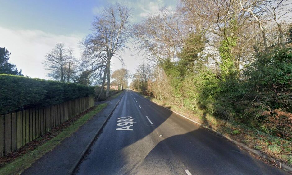 Teen,17, taken to hospital after crash near Arbroath