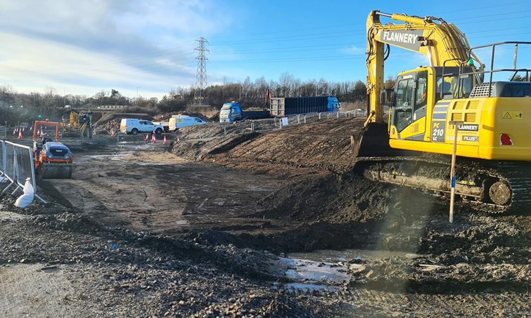 Construction begins on new Cameron Bridge railway station in Fife