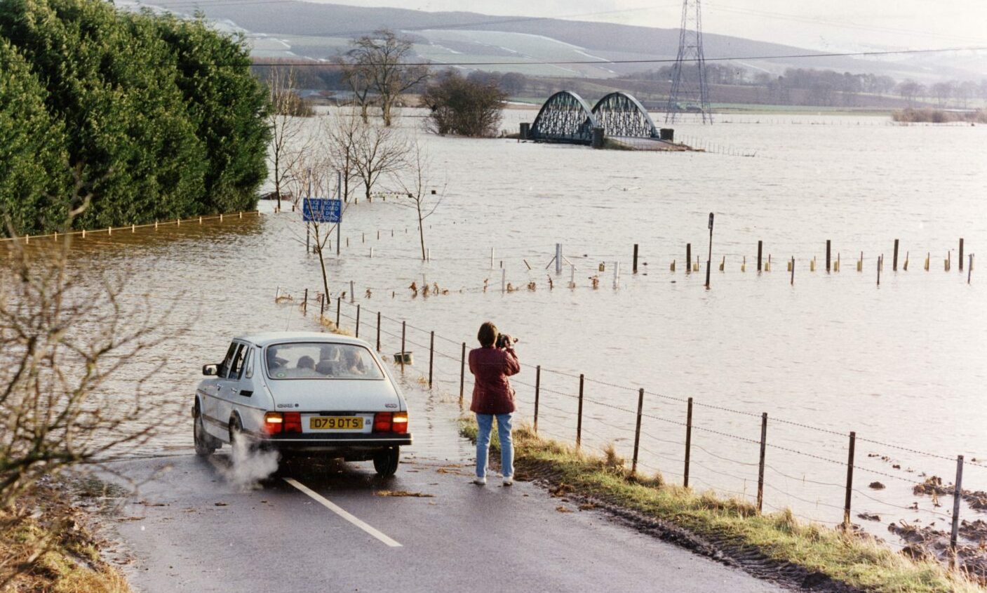 Pictures show devastation wreaked by the Great Tay Flood in 1993