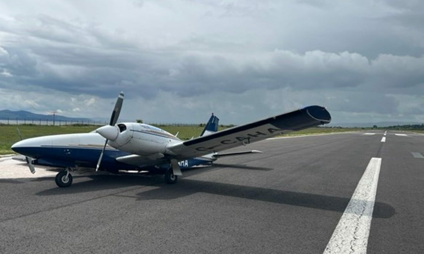 Landing gear 'collapsed' during Dundee Airport plane crash - The Courier