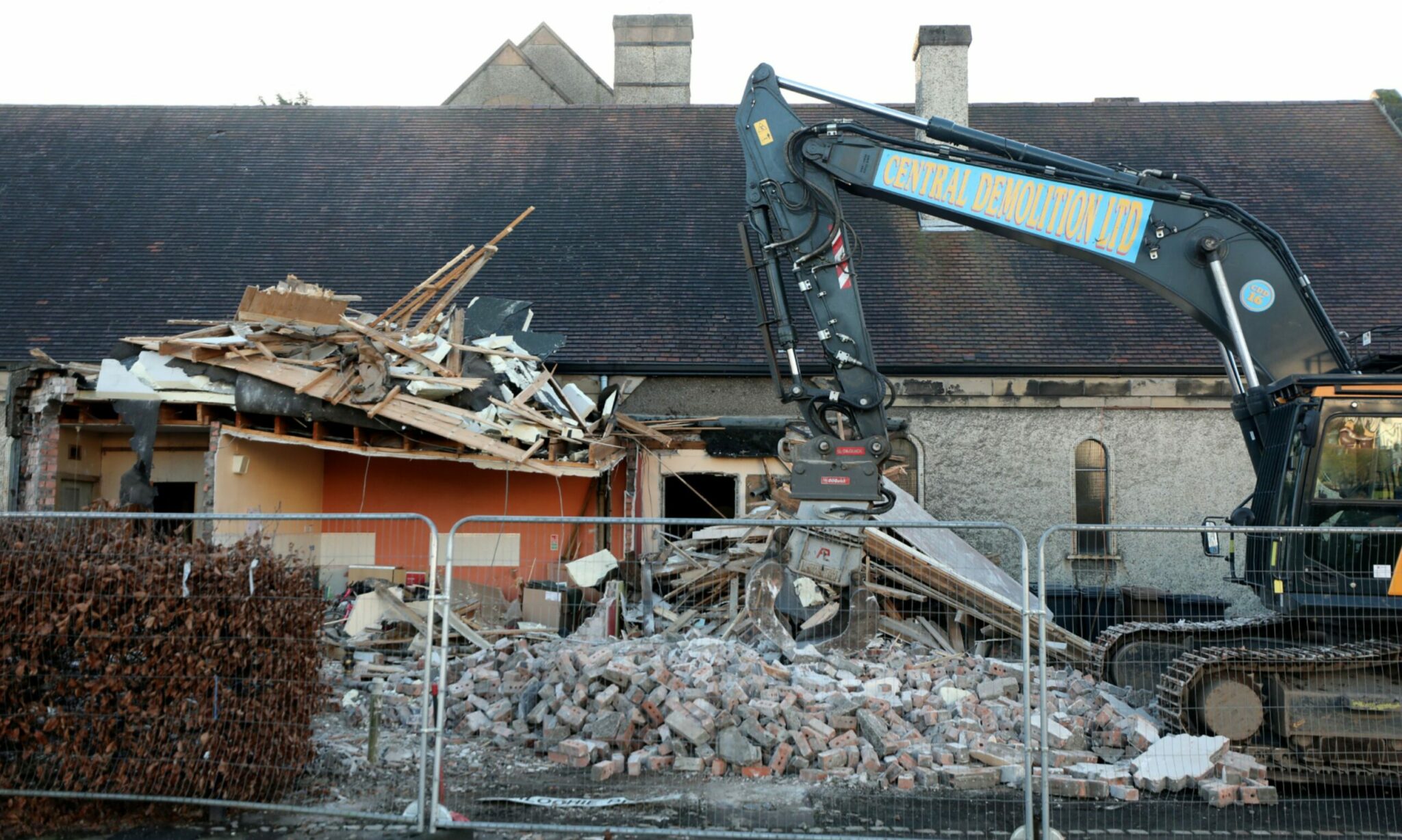 Demolition work begins at Craigiebank Church in Dundee