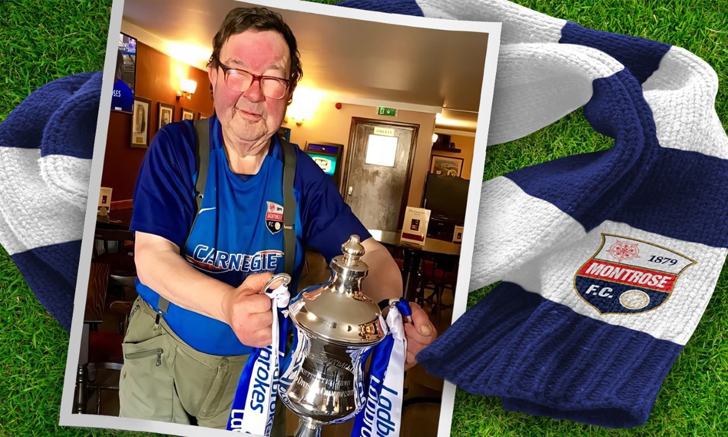 Sister's tribute to Montrose FC superfan Ian Stott, 73