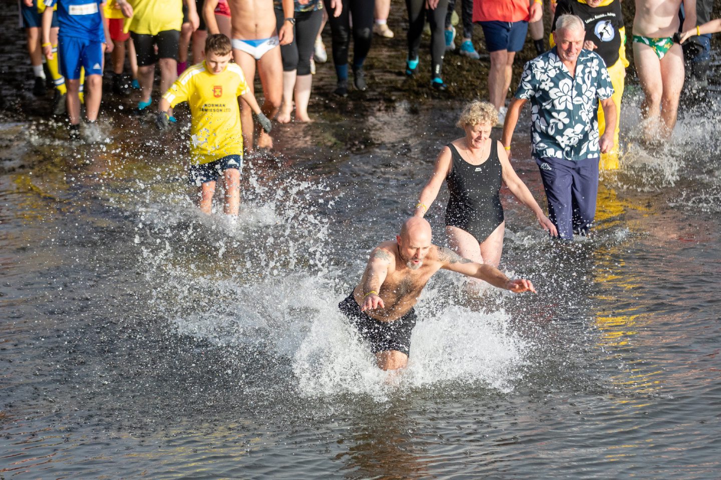 Best pictures from Broughty Ferry New Year dook