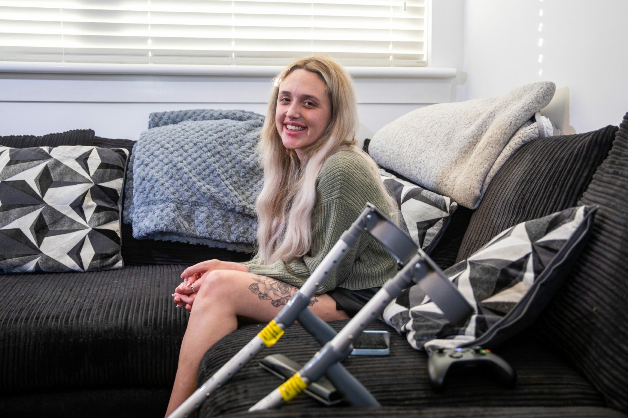 Dundee mum who lost leg to cancer reaches £10k fundraising goal