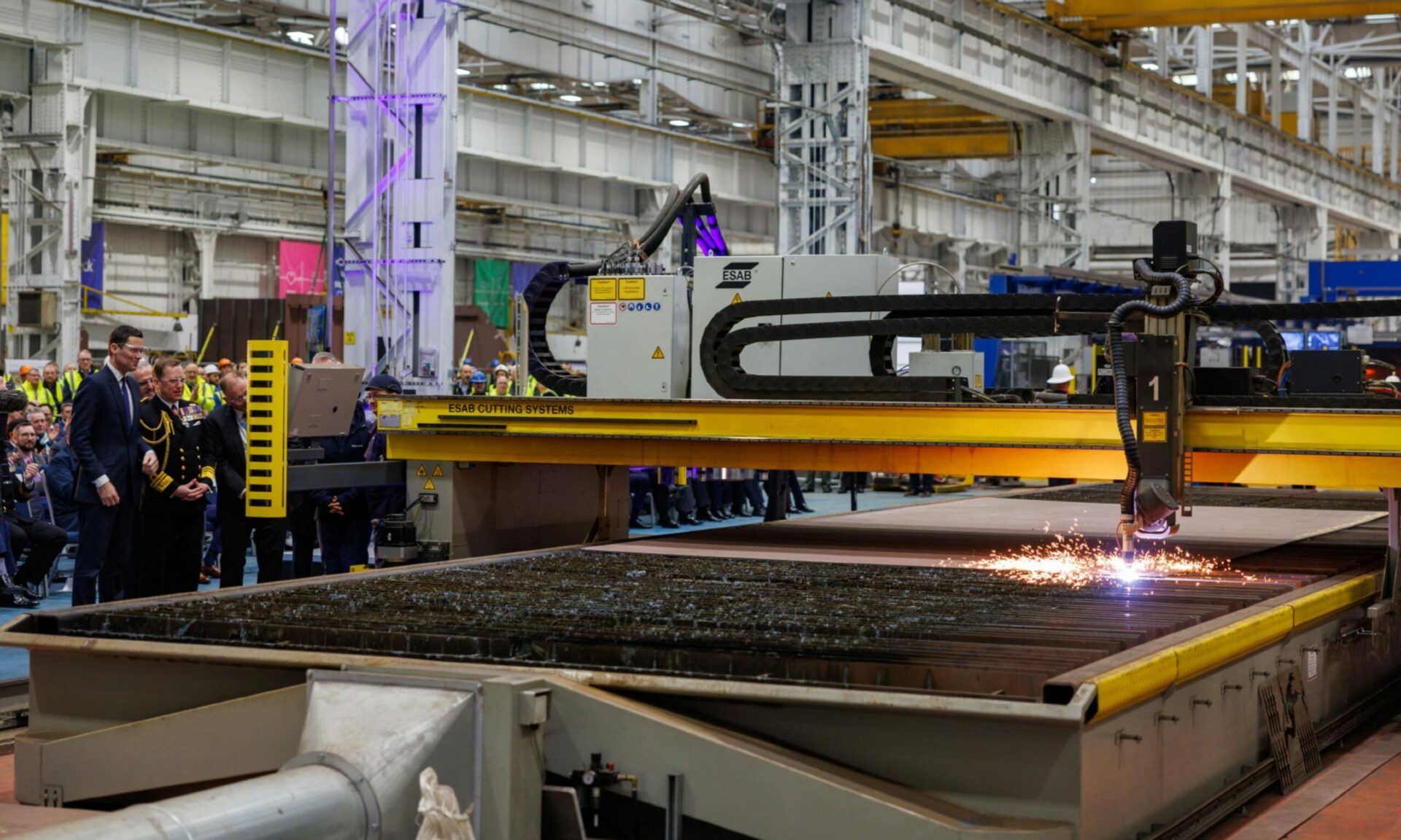 Construction of second £250m warship begins in Rosyth