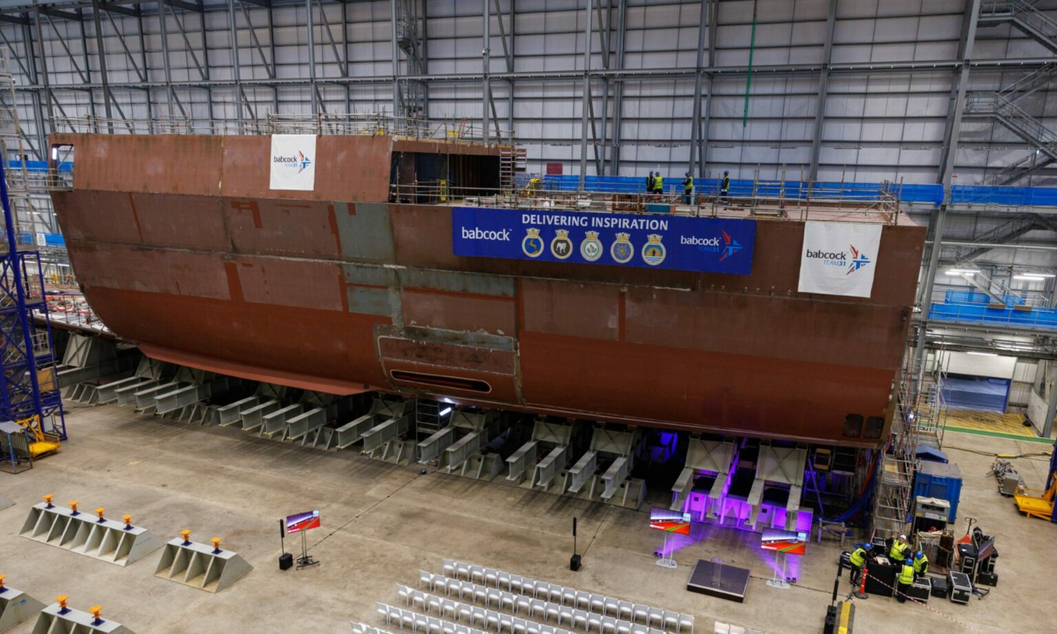 Construction of second £250m warship begins in Rosyth