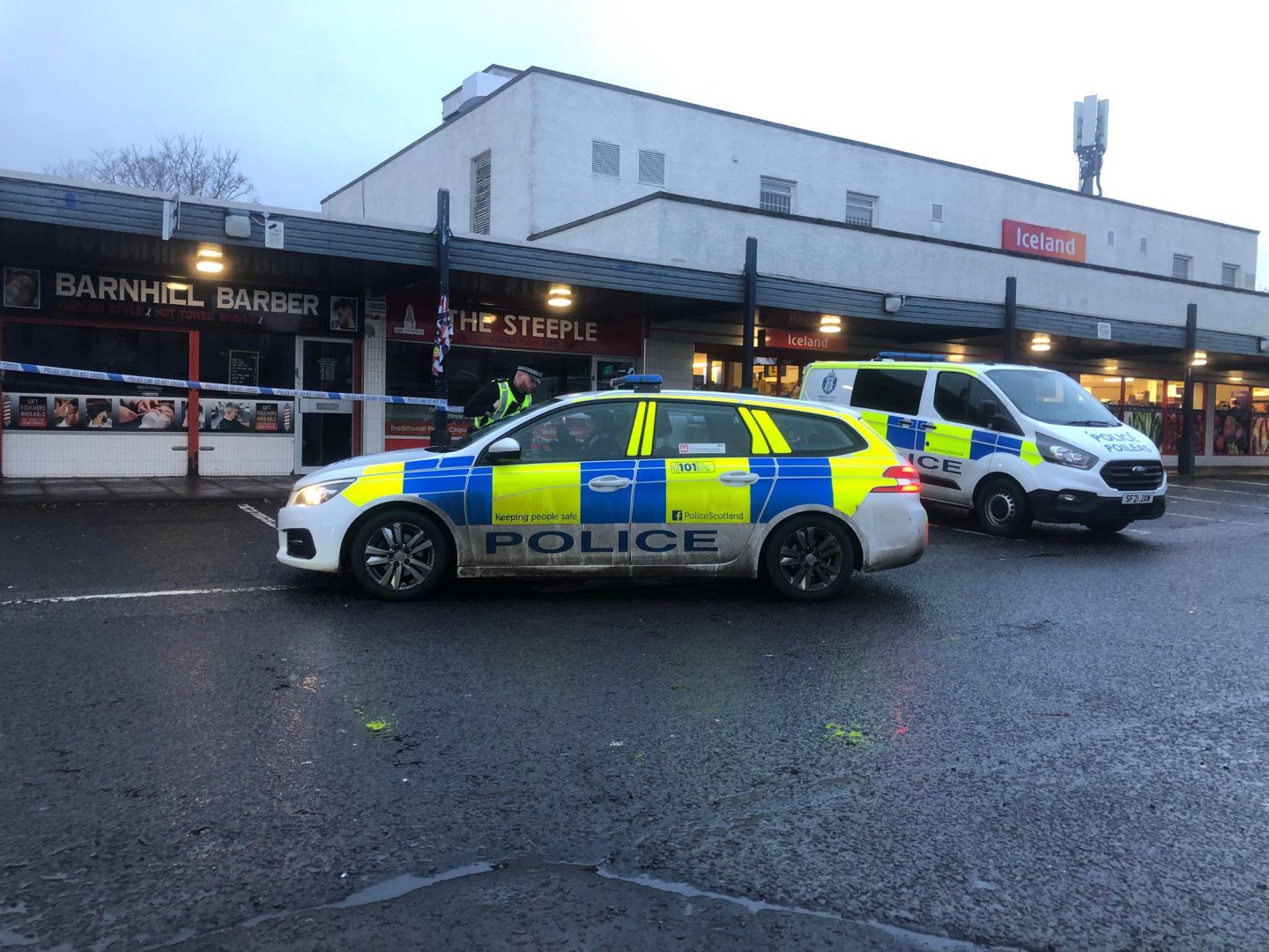 Police probe break-ins at Campfield Square shops in Barnhill