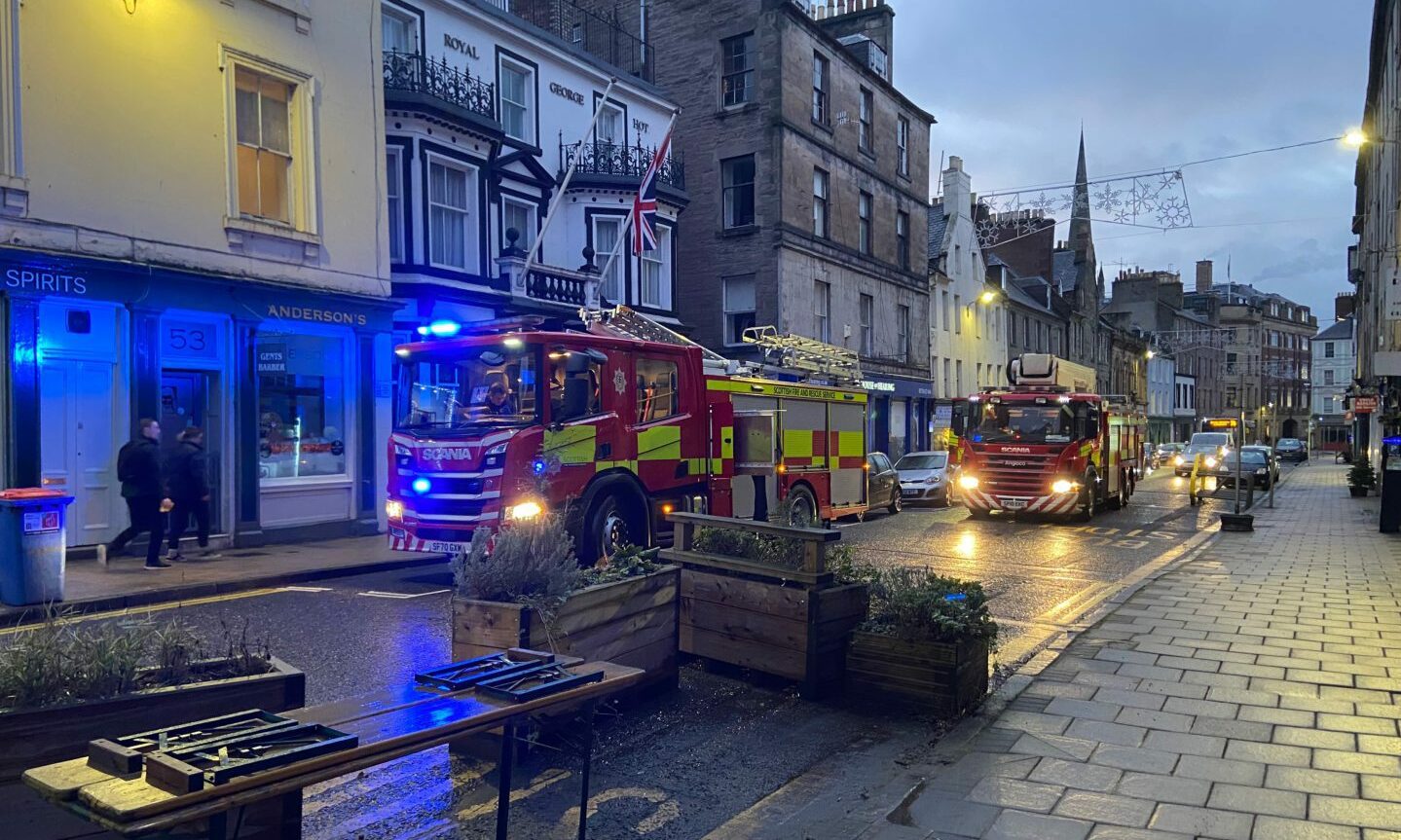 Royal George Hotel guests in Perth evacuated after fire