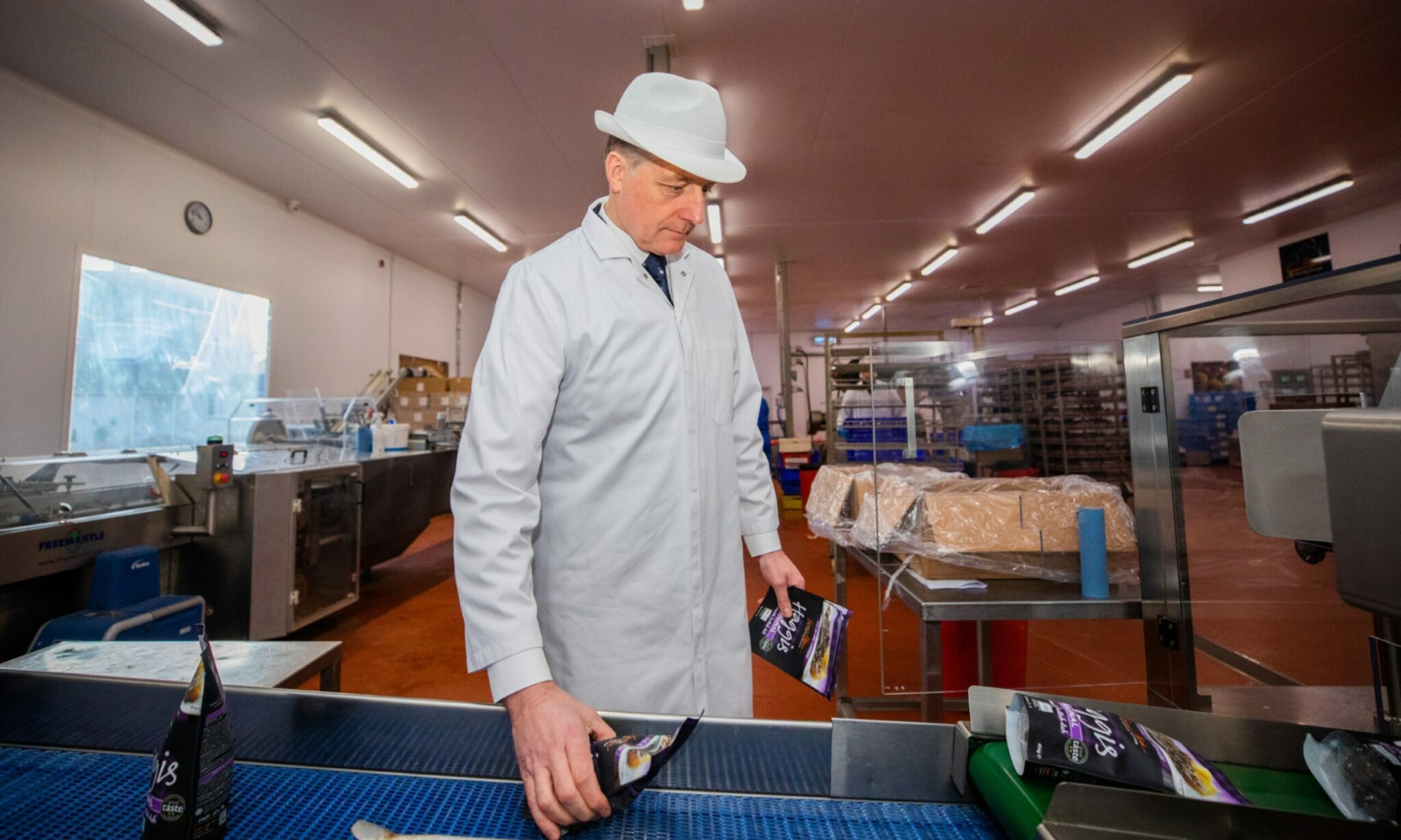 Inside Simon Howie's 'pudding room' where 2 million haggis are made