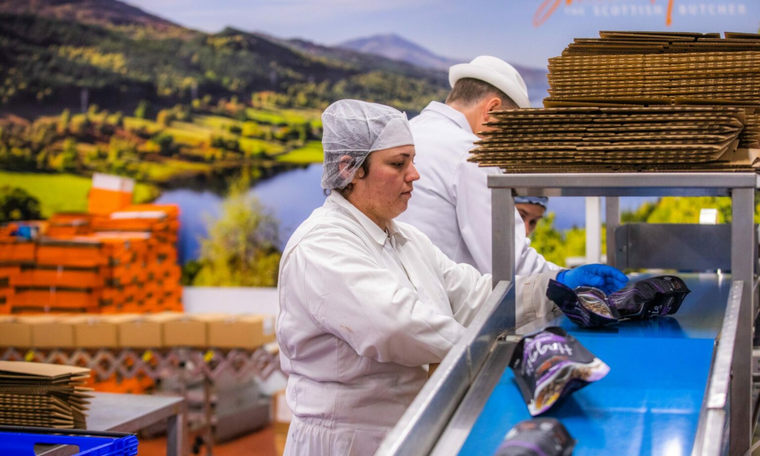 Inside Simon Howie's 'pudding room' where 2 million haggis are made