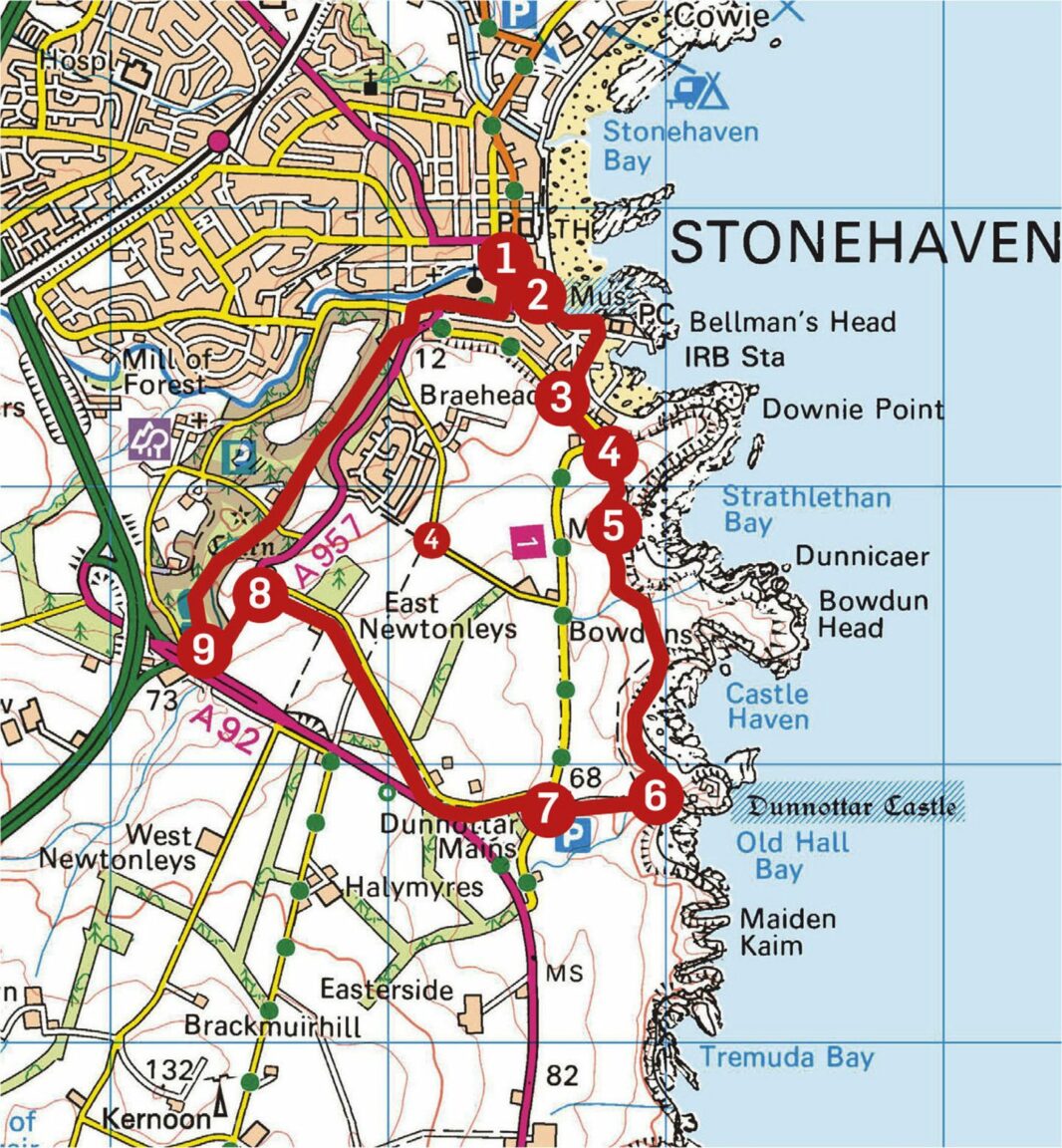 WALK THIS WAY: A circuit around Dunnottar Castle and Woods - The Courier