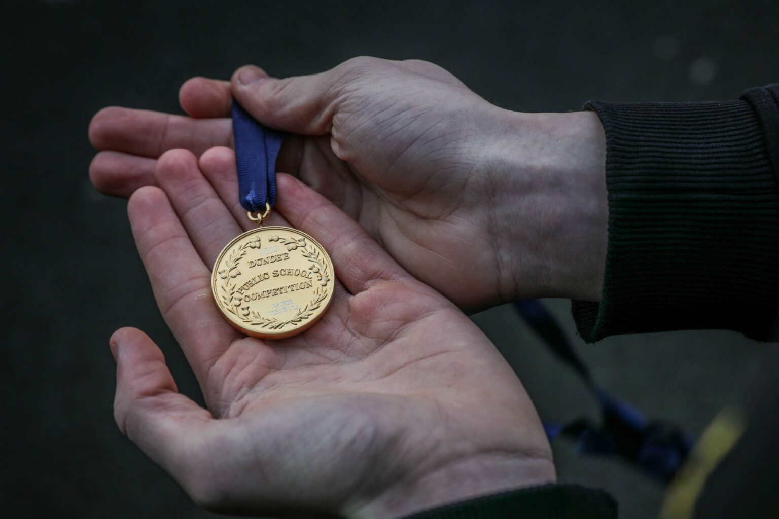 Archie sings a tradition Scots language song to us for Burns Day