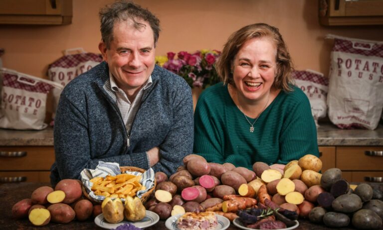 The Angus farmers bringing colourful potatoes back on our plates