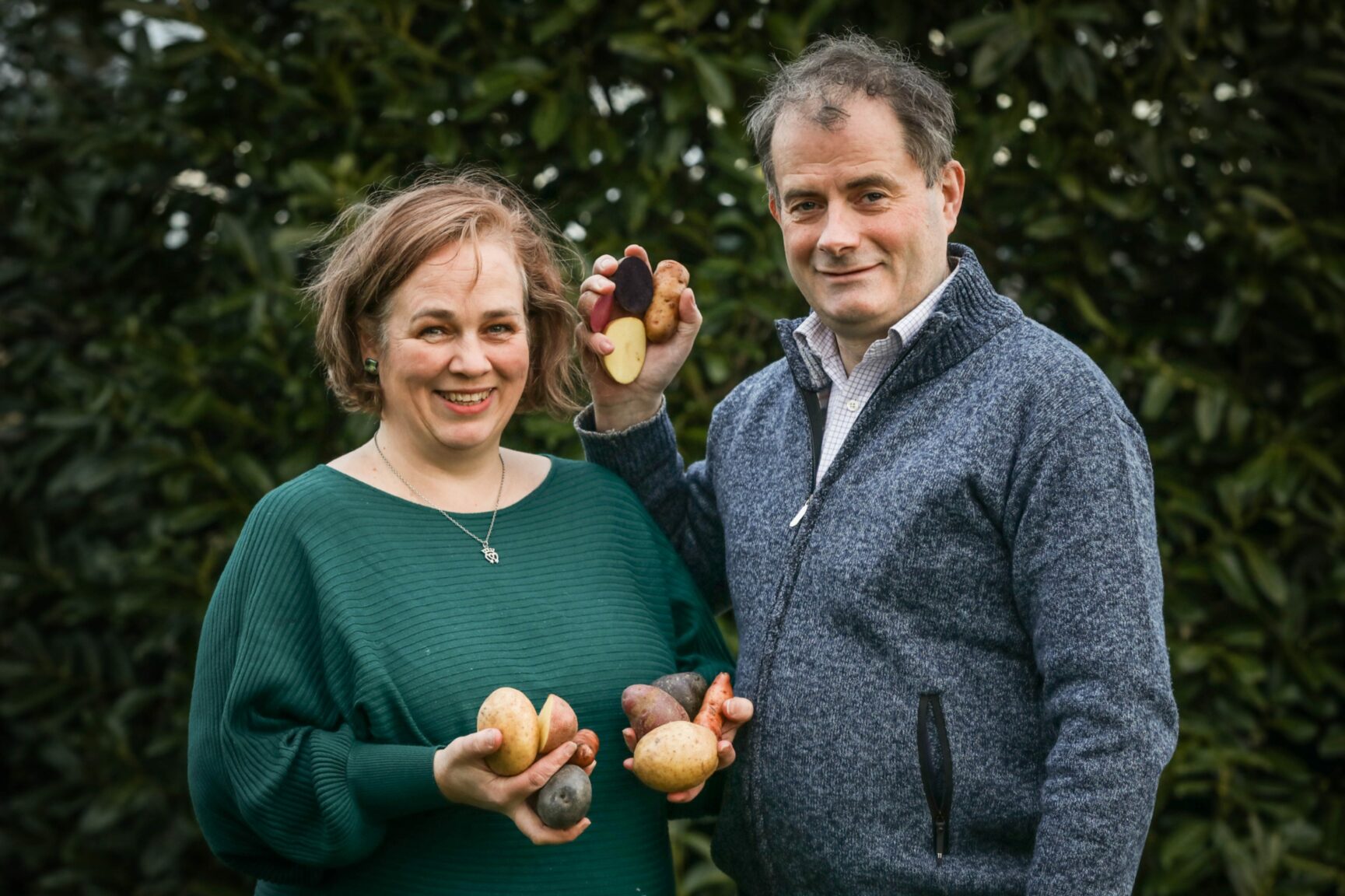 The Angus farmers bringing colourful potatoes back on our plates