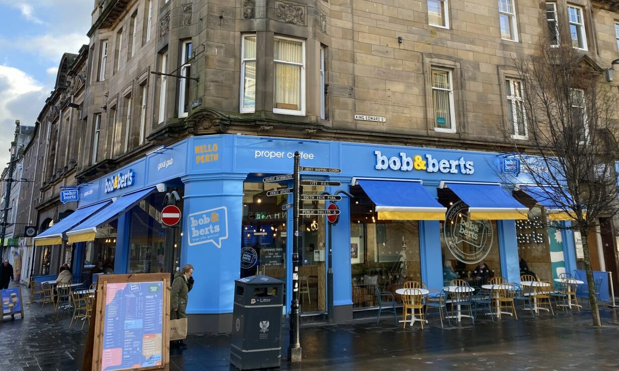 Perth coffee shop Bob & Berts premises in property auction