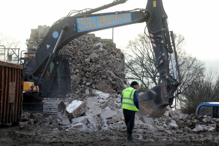 Pictures and video as Craigiebank Church in Dundee demolished