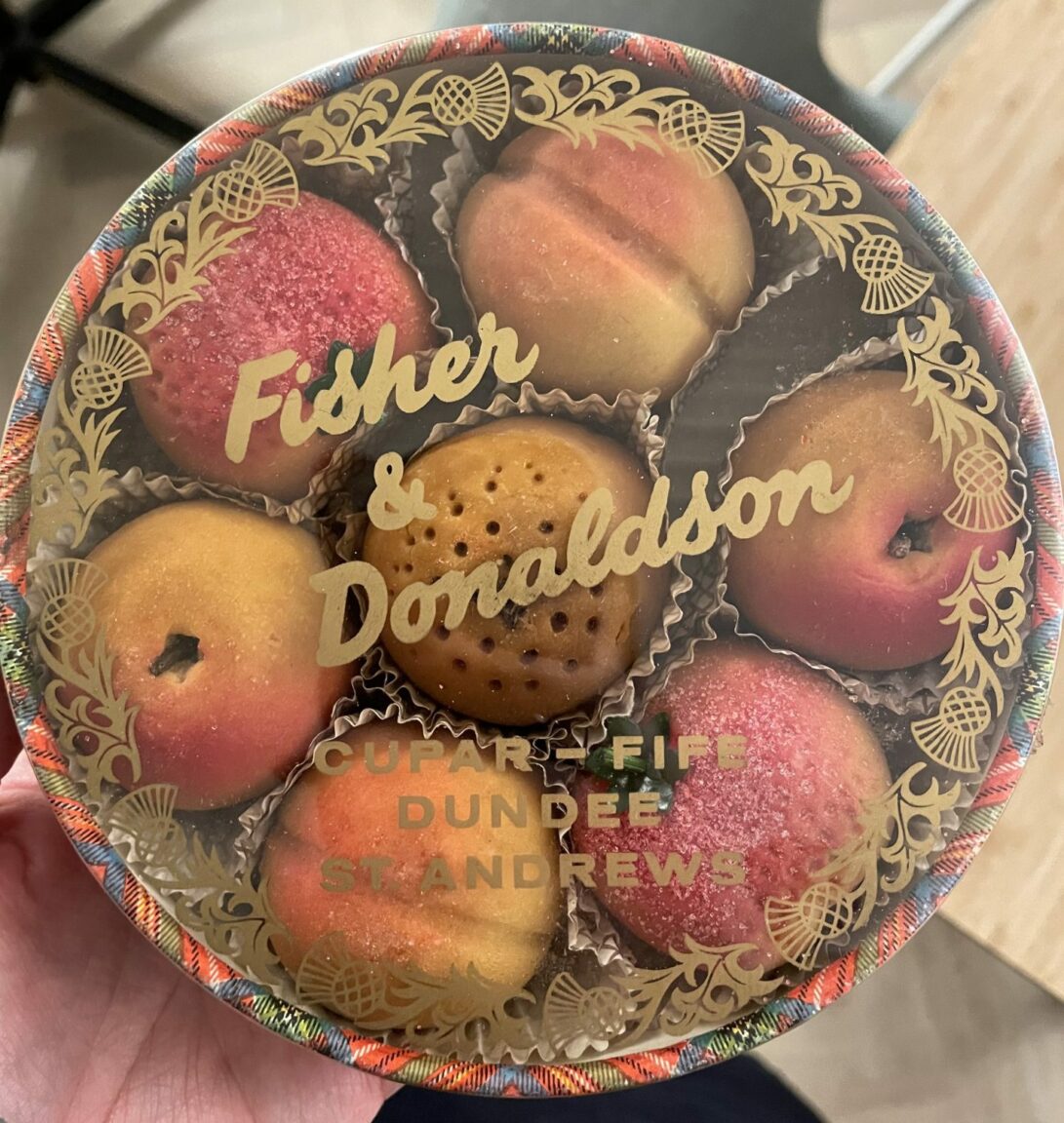 Fife baker digs up great-grandfather's marzipan fruits made in 1970